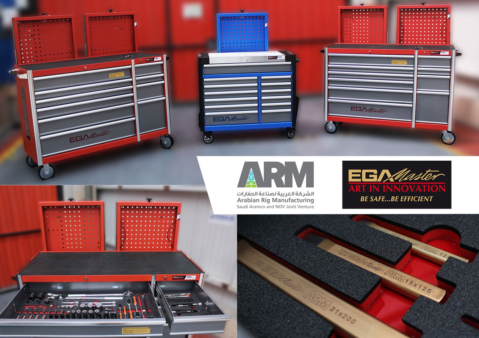 Fabricante de herramienta industrial, seguridad, ATEX – EGA Master